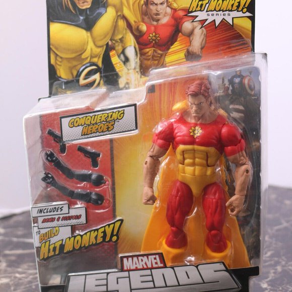 Toys | Marvel Legends Hyperion Moc Hit Monkey Baf Series Squadron ...